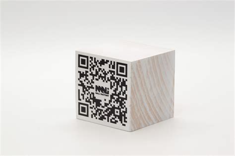 Qr Code Qube White 4 X 4 Cm Scannable Menus Restaurants Bars Bandb Hotels