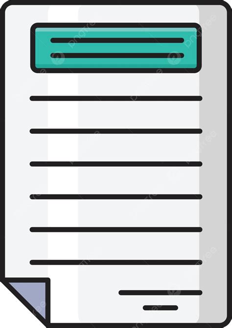 Document Icon Office Illustration Vector Icon Office Illustration