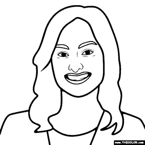 Giada De Laurentiis Coloring Page