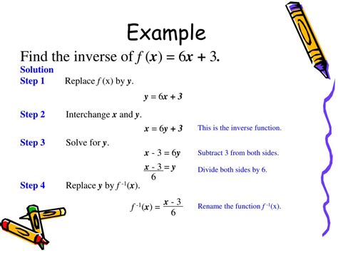 PPT Inverse Functions PowerPoint Presentation Free Download ID