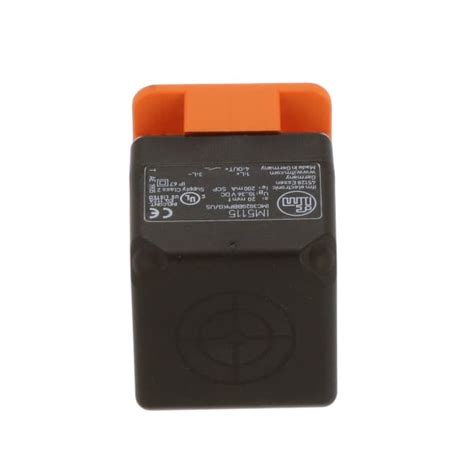 Ifm Efector Im5115 Pnp Block Inductive Proximity Sensor 20mm Detection Range 10 To 36 Vdc