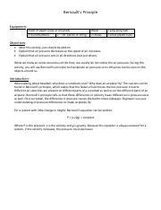 Discover The Power Of Bernoulli S Principle Manipulating Air Course Hero