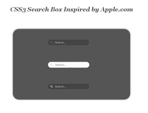 Free Collection Of Html5 Css3 And Jquery Search Forms