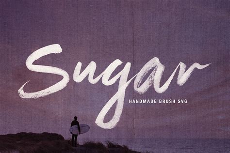 Sugar Svg Brush Script By Cruzine Design Thehungryjpeg