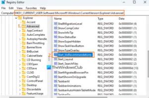 Turn Off Show Recommendations For Tips Shortcuts Apps In Windows