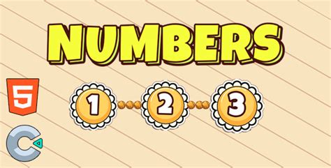 numbers html5 construct3 code market