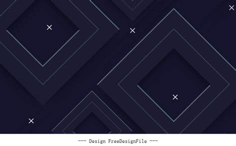 기하학적 배경 현대 어두운 사각형 벡터 Ai Eps Uidownload