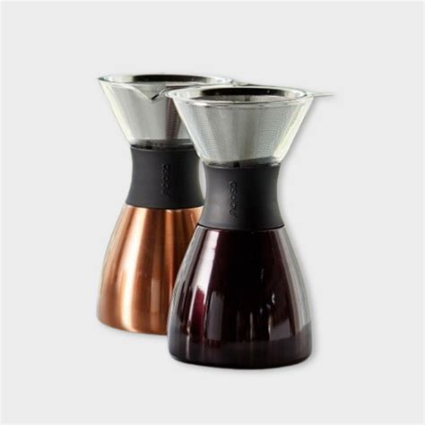 푸어오버 커피메이커 버건디 코퍼 블랙 기프트사파리