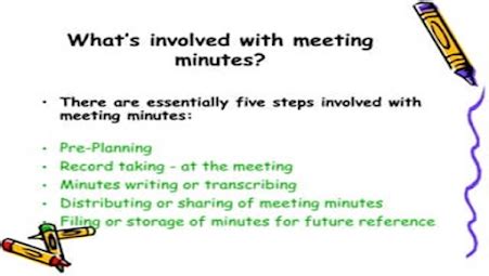 WRITING AGENDA AND MINUTES