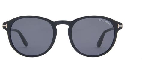 Tom Ford Dante Smoke Round Sunglasses In Blue For Men Lyst