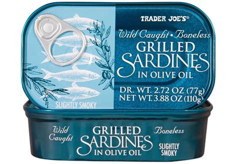 Trader Joe S Wild Caught Boneless Grilled Sardines In Olive Oil X 3 Walmart Com