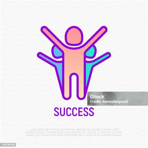 라이벌 성공의 얇은 라인 아이콘에서 제기 손을 우승자 현대 벡터 일러스트입니다 1위에 대한 스톡 벡터 아트 및 기타 이미지 1위 경쟁자 골인 Istock