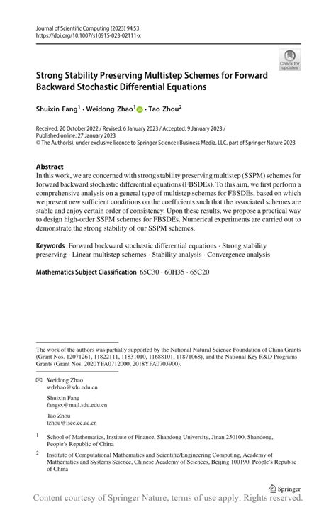 Strong Stability Preserving Multistep Schemes For Forward Backward Stochastic Differential