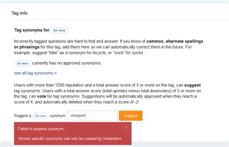 Why Are Numbers Banned From Tag Synonym Names Blender Meta Stack