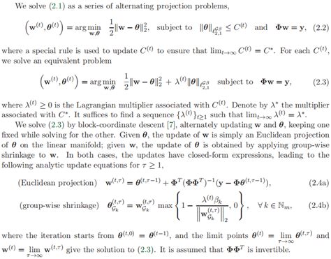 Linear Algebra Doubts About The Form Of The Euclidean Projection