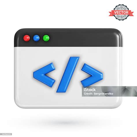 Ikon Pengembangan Kode Program Web Coding Atau Konsep Pemrograman