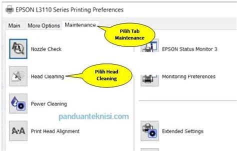 Cara Cleaning Printer Epson Panduan Teknisi