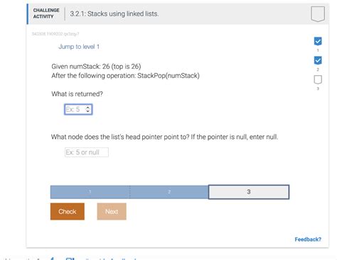 Solved Challenge Activity 321 Stacks Using Linked Lists