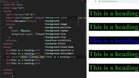 32 How To Implement Css In Your Html Code Youtube