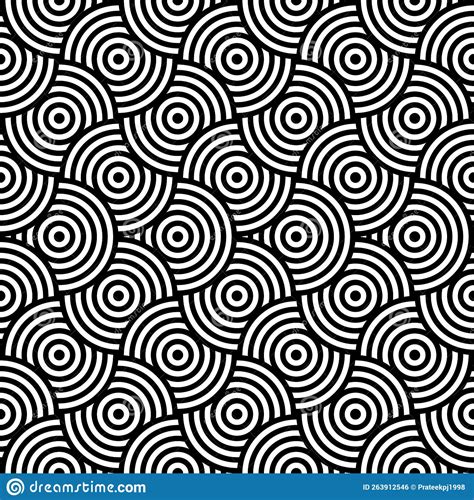 Vector Abstract Seamless Pattern Modern Geometric Background Stock Illustration Illustration