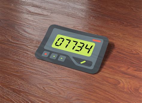 Personalized Pager Code Sticker Custom Text 3 Sizes To Choose From Etsy