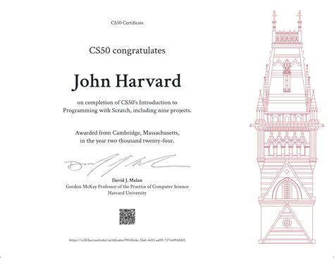 Cs50 Certificate Cs50s Introduction To Programming With Scratch