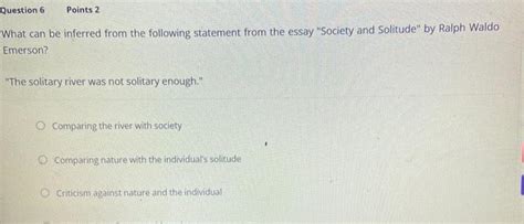 [answered] Question 6 Points 2 What Can Be Inferred From The Following