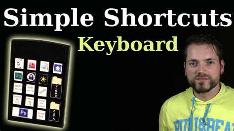 Make Your Own Shortcut Keyboard Youtube