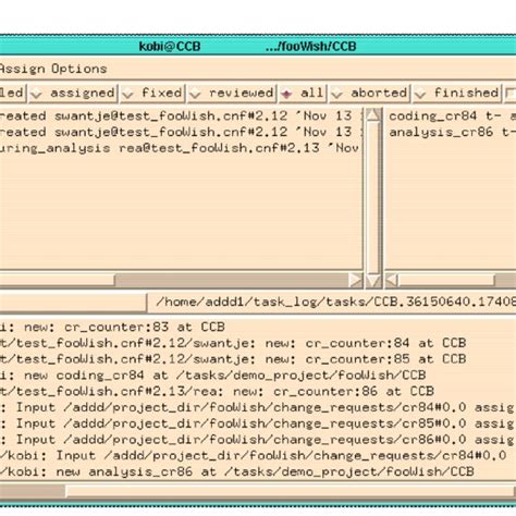 The User Interface Of The Ccb Task Ccb Stands For Configuration