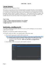 CSE1322L Lab 13 Pdf CSE1322L Lab 13 Concept Summary Using Java Fx