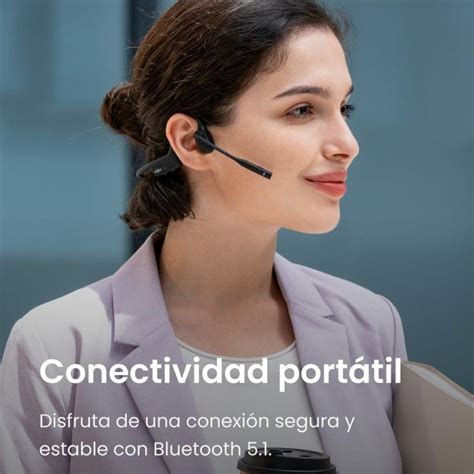 shokz opencomm 2 bluetooth design de condução óssea ouvido aberto