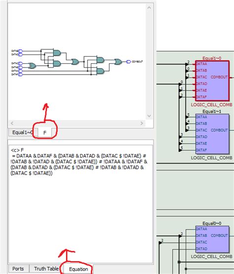 Fpga Altera Quartus Technology Map Viewer Looks Different From Expected Electrical