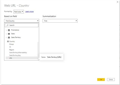 power bi blog custom urls in table visualisations