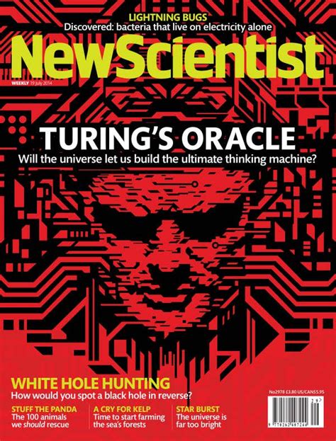 Issue 2978 Magazine Cover Date 19 July 2014 New Scientist