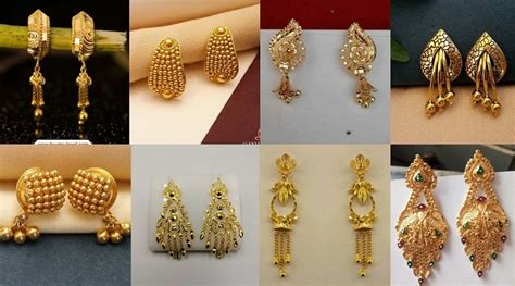 Top Gold Earrings Designs For Daily Use Daily Tips