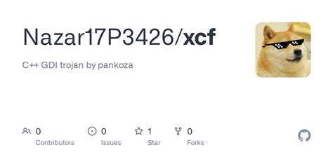 Github Nazar P Xcf C Gdi Trojan By Pankoza