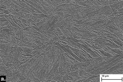 Micrographs Showing Typical Transformation Microstructure A And Download Scientific Diagram