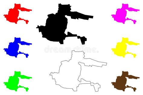 Birjand City Islamic Republic Of Iran Persia Iri South Khorasan Province Map Vector