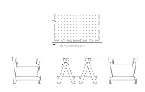 Taburete Moderno Bloque De Autocad Planos Cad Gratis