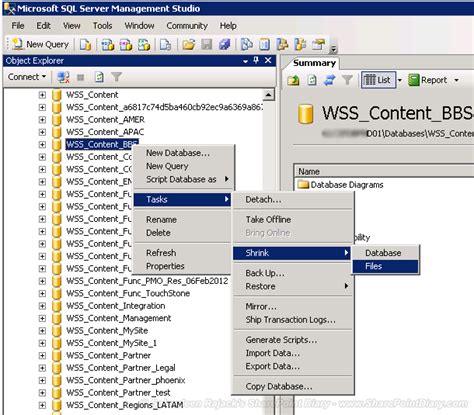 Sharepoint Sql Server Truncate And Shrink Sharepoint Transaction