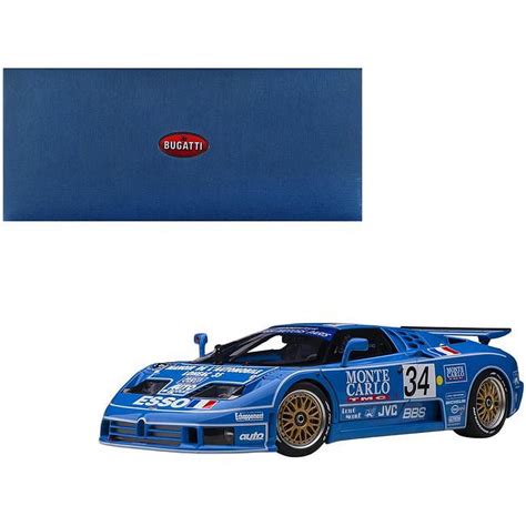 Autoart 1 18 Scale Bugatti Eb110 No34 Alain Cudini Eric Helary Jean Christophe Boullion 24