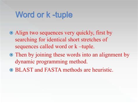 Blast And Fasta Pptx Databases Computer Software And Applications