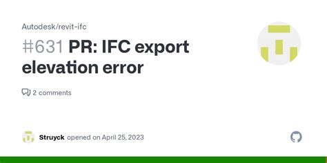 Pr Ifc Export Elevation Error · Issue 631 · Autodeskrevit Ifc · Github