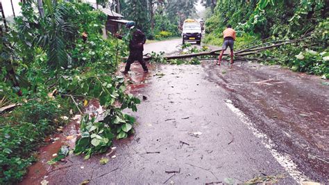 sitrang wreaks havoc in wgh disrupts network and electricity the