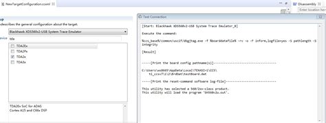 Ccstda2 New Tda2x Evm Blackhawk Xds560v2 Usb Test Connection Failed