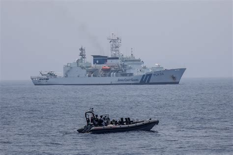 In Photos Us Japan And The Philippines Hold First Ever Trilateral