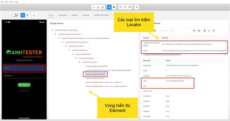 Appium Java Bài 4 Sử Dụng Appium Inspector để Tìm Element Trên