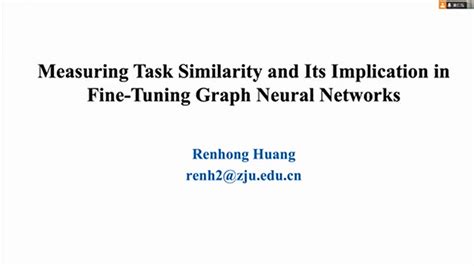 Underline Measuring Task Similarity And Its Implication In Fine Tuning Graph Neural Networks