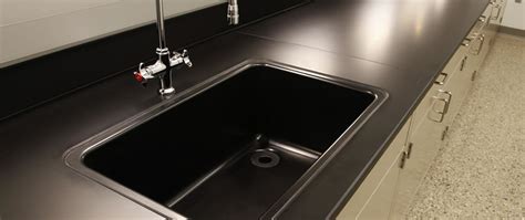 Lipped Drop In Epoxy Sinks Chemical Resistant Durcon Sink