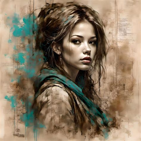 Download Ai Generated Woman Painting Royalty Free Stock Illustration